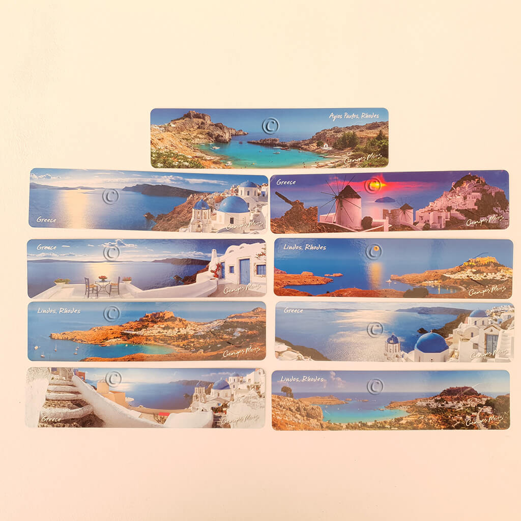 George Meis Bookmarks Set of 9 - Lindos Art Gallery